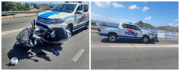 St Martin News Network Scooter Rider Flees Scene After Collision