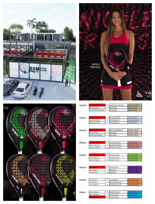St. Martin News Network - Padel Club - Frienship mixed couples ...