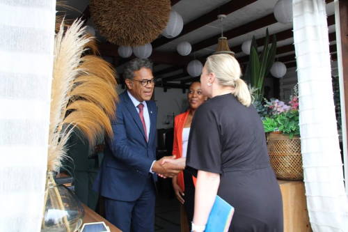 St. Martin News Network - PM Dr. Luc Mercelina, Hosts EU Commissioner ...